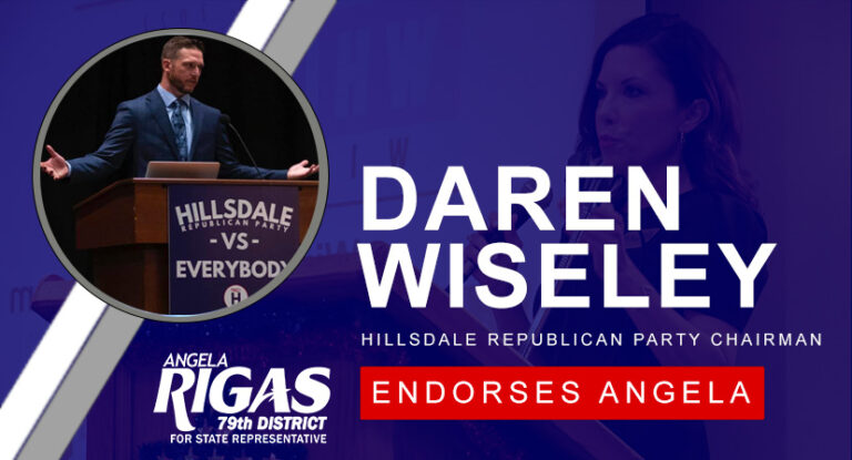 Angela Rigas – For Michigan State Representative